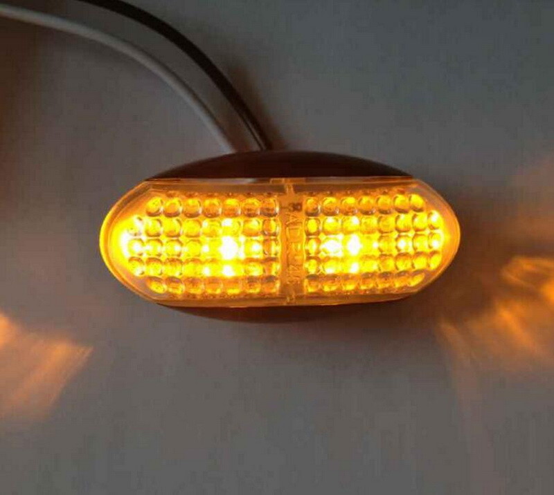 AU 10 PCS LED side marker lights bright piranhas lights signal lights ...