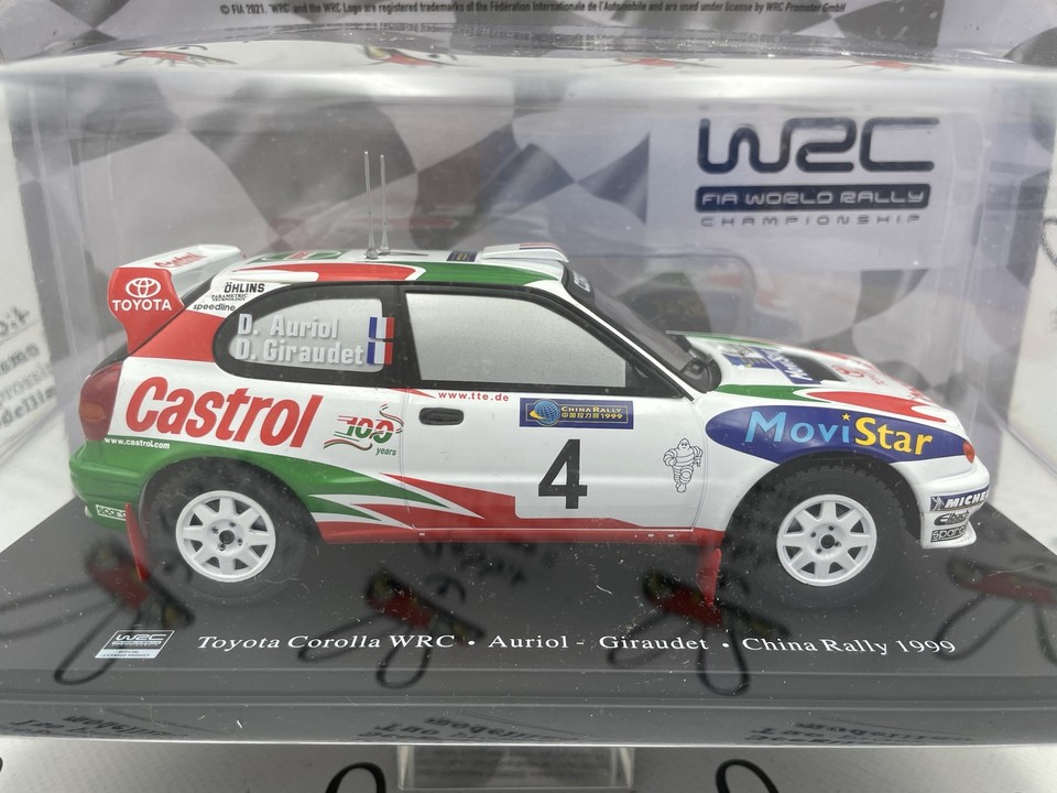 Die Cast 1/24 " Toyota Corolla WRC Auriol - China Rally - 1999 " | eBay