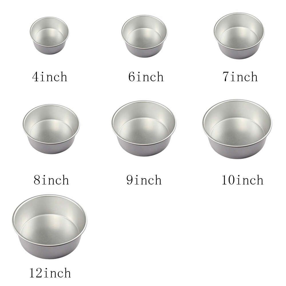 4"-8" Cake Mold Aluminium Alloy Round DIY Cakes Pastries Mould Baking ...