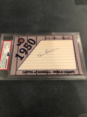 Tom Ferrick 15/16 2019 Historic Auto Capitol of Baseball Series 2 PSA ...