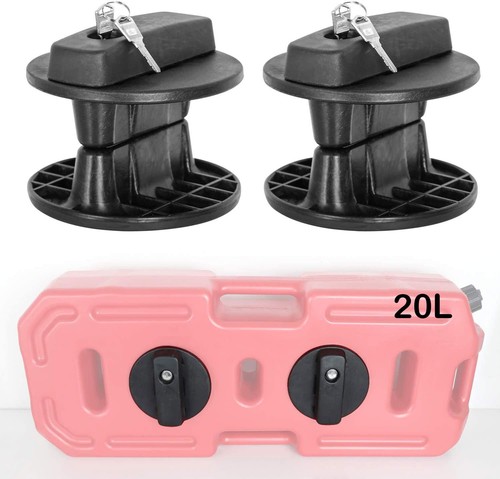 Jerry Can Mount Lock For 20L Jerry Can Heavy Duty Fuel Container Black ...