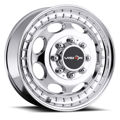 Vision Hauler Duallie 19.5x6.75 Wheel Chrome 181 Hauler Dually Front ...