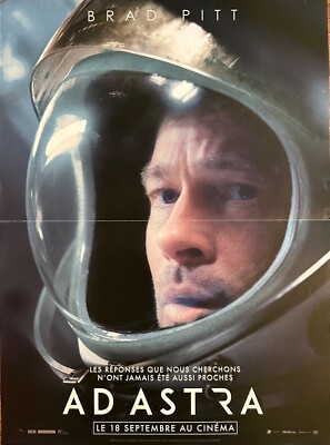 Affiche Cinéma AD ASTRA 40x60cm Poster James Gray / Brad Pitt / Tommy ...