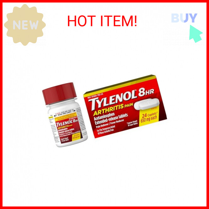 Tylenol 8 Hour Arthritis Pain Relief Extended-Release Tablets, 650 mg ...
