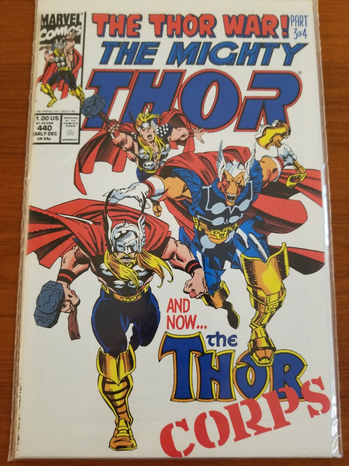 Mighty Thor #440 1st App. Thor Corps Marvel Comics NM 1991 | eBay