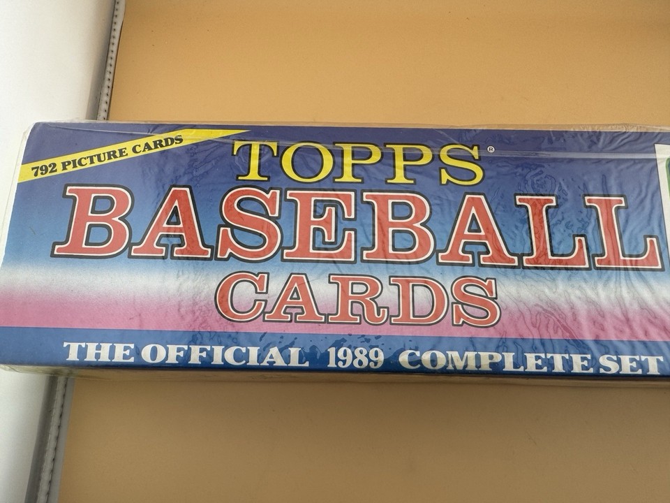 1989 Topps Baseball Official Complete Set Factory Sealed Box 792 Cards ...