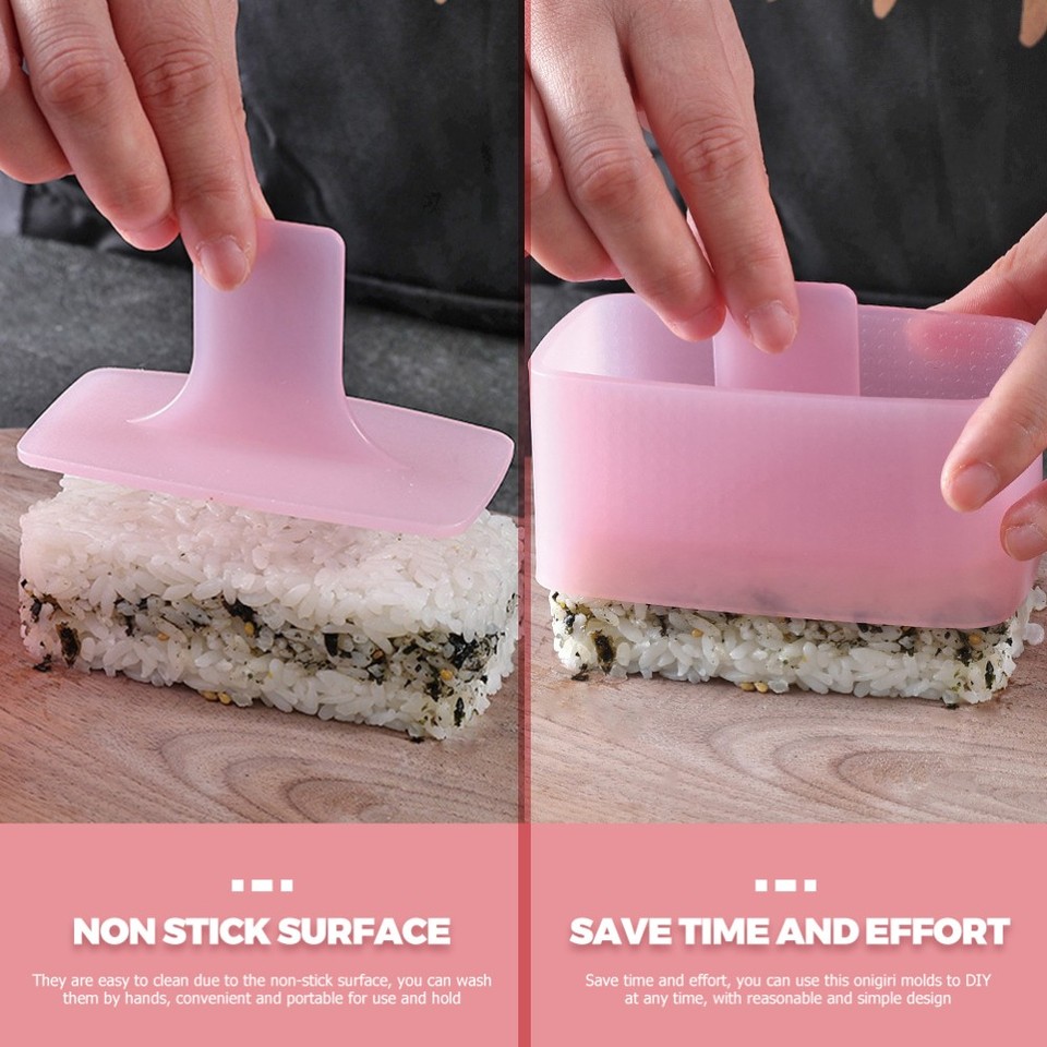 2 Sets Rice Molds Sushi Molds Rice Spoons Sushi Making Kits Onigiri ...