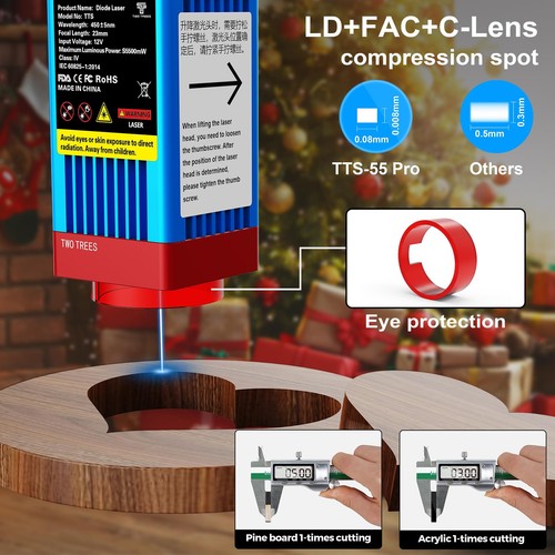 TTS-55 PRO 40W Laser Engraver Machine Laser Cutter Laser Cutting Laser ...