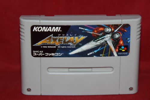Axelay (Nintendo Super Famicom SFC, 1992) Authentic Game Cartridge ...