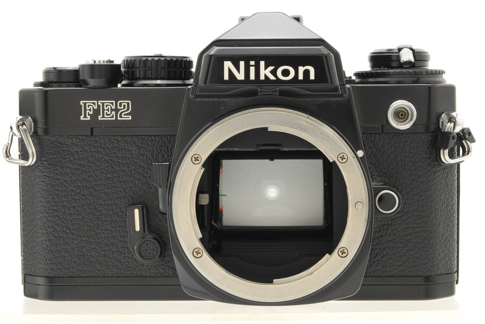 Nikon FE2 Black 35mm SLR Film Camera Body Camera Cap From JAPAN[MINT] | eBay