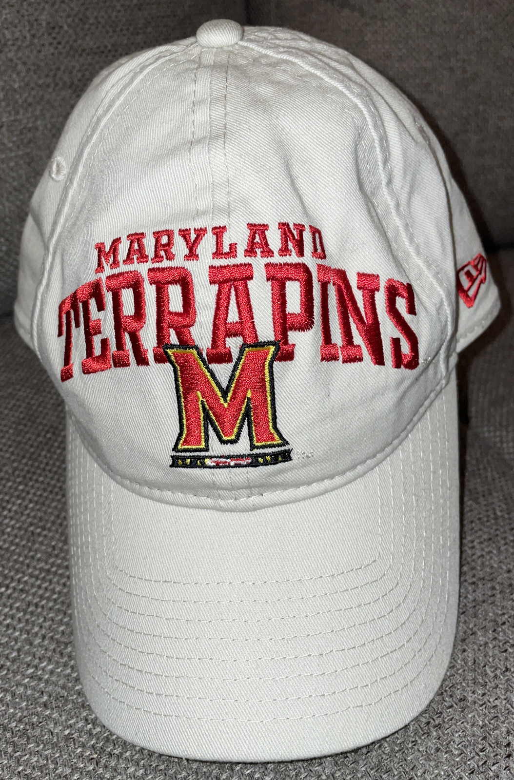 New Era Maryland Terrapins Hat Unisex Adjustable 9Twenty White | eBay