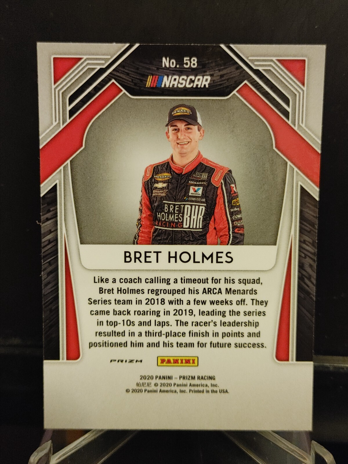 2020 Panini Prizm - Bret Holmes #58 Red Prizm (RC) for sale online | eBay