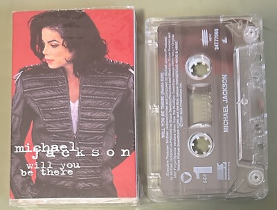 Michael Jackson Will You Be There Cassingle Cassette Single Like New ...