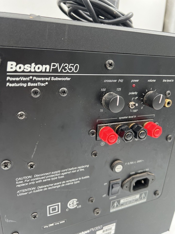 Boston Surround Sound Speaker Set - 5 + Sub - Micro110X, Micro110C ...