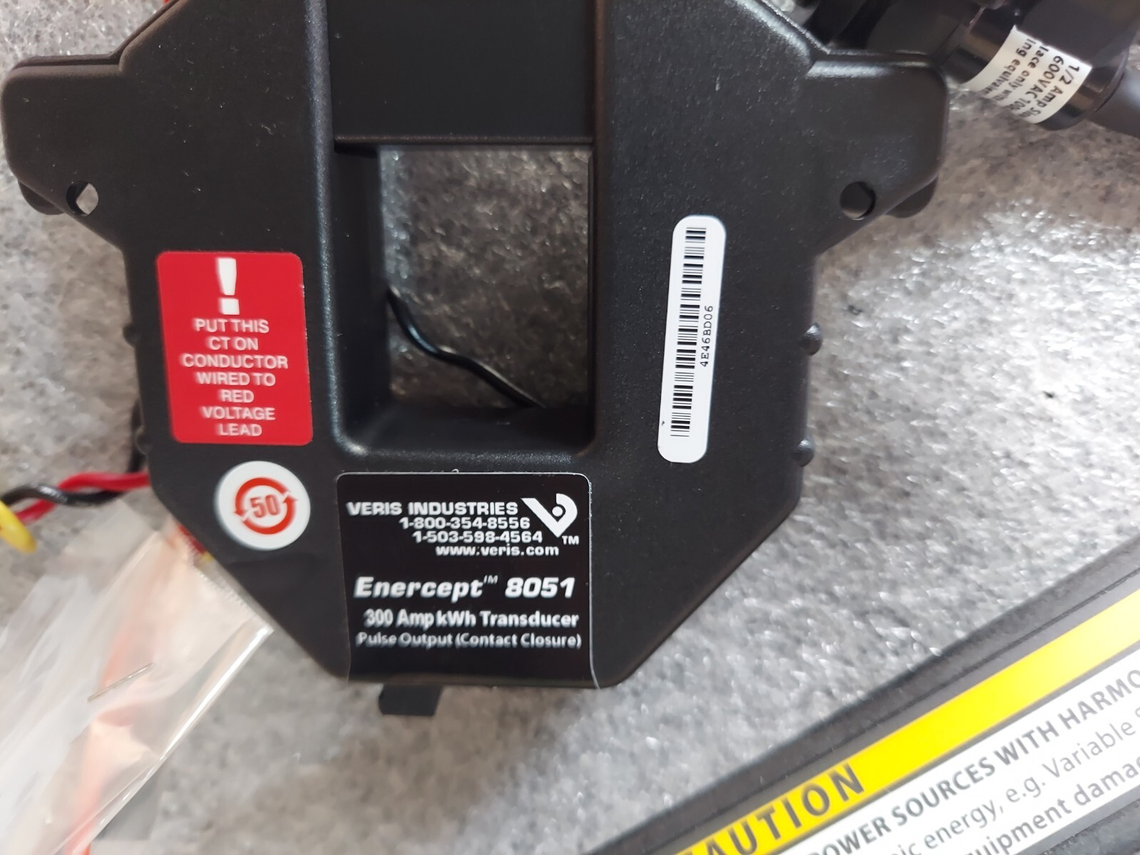 New Veris H-8051-300 Enercept H8000 T-VER-8051-300 Energy Meter CT ...