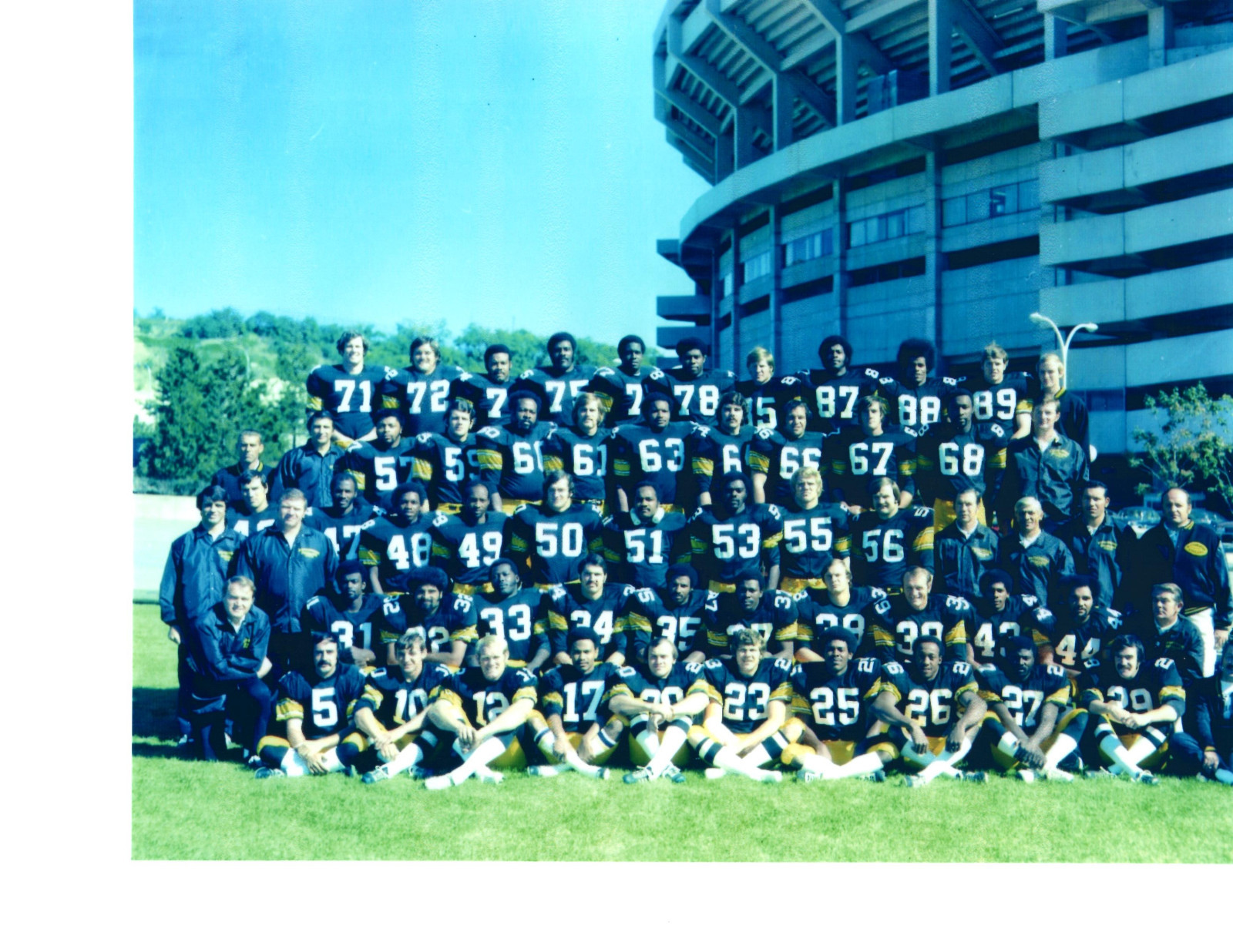 PITTSBURGH STEELERS 8X10 TEAM PHOTOS LOT OF 4 1962 1968 1972 1987 ...