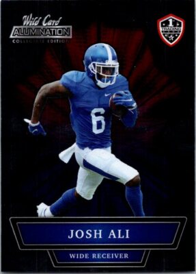 2021 Alumination Wild Card RC Rookie Josh Ali Kentucky Wildcats RC 1st ...