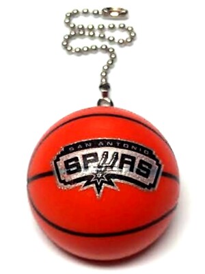 SAN ANTONIO SPURS NBA MINI 2" ROUND BASKETBALL LIGHT PULL RETIRED 2015 ...