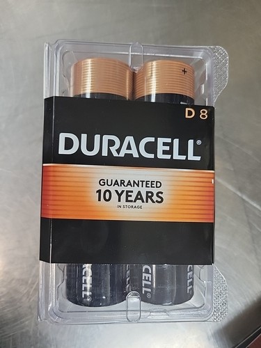 Duracell Coppertop MN1300 D 8 Pack Batteries 8-count Sealed 41333883014 ...