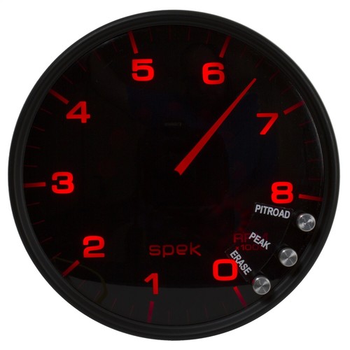 Auto Meter P23852 - Spek-Pro Series 5" In-Dash Tachometer Gauge with ...