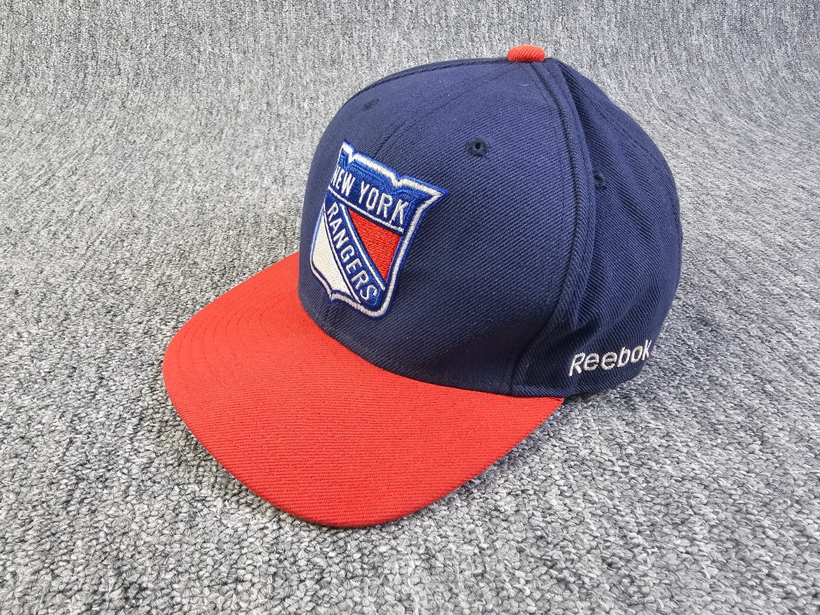 Reebok New York Rangers Snapback Hat NHL Face Off Wool Blend Vintage ...