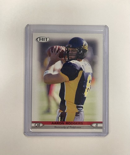 2005 Sage Hit 8 Aaron Rodgers Rookie Card Cal Packers RC | eBay