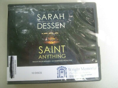 SHELF162A~AUDIOBOOK~SAINT ANYTHING, SARAH DESSEN, UNABRIDGED | eBay