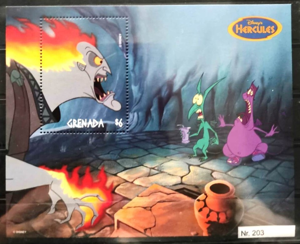DD2.203 Grenada MNH Disney Cartoons Animation Hercules Characters | eBay