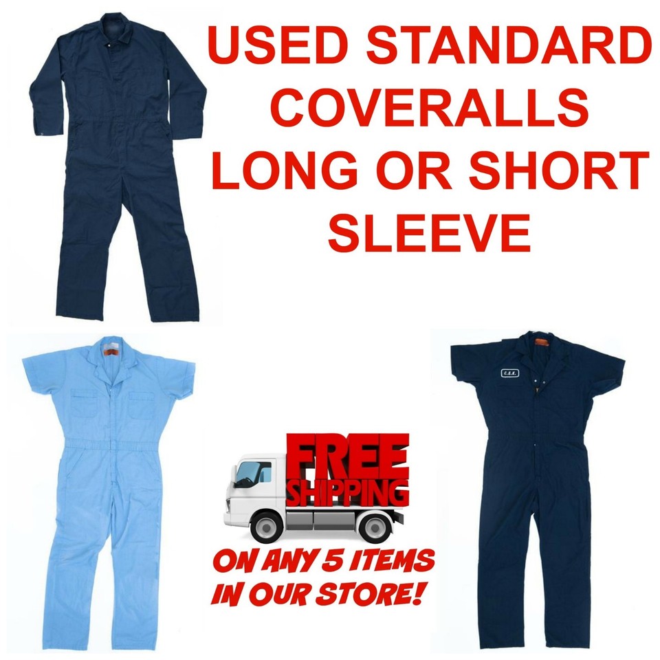 Used Coveralls Cintas Redkap Unifirst etc G&K MIXED COLORS | eBay