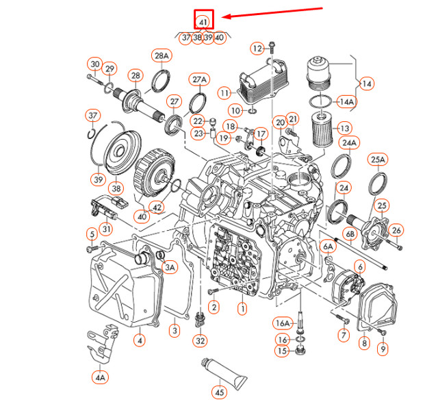 OEM VW Beetle A5 Multi Coupling DSG Clutch Repair Kit 02E398029B ...