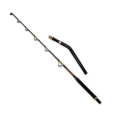 Deep Sea Fishing Pole, Heavy Duty Trolling Fishing Rod with Roller ...