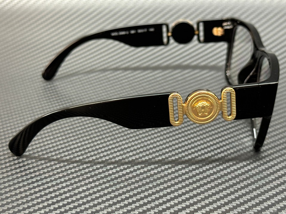 VERSACE VE3368U GB1 Black Men's 53 mm Eyeglasses | eBay