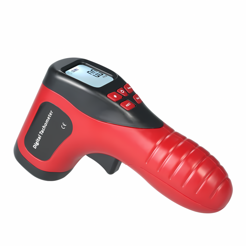 Digital Photo Laser Tachometer Non Contact Speed Gauge Gun RPM Tach ...