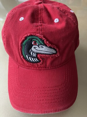 Great Lakes Loons Hat Cap Baseball Minor League hat Red Strapback | eBay