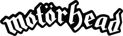 Sticker - Motorhead Black & White Logo Heavy Metal Rock Music Band 7 ...