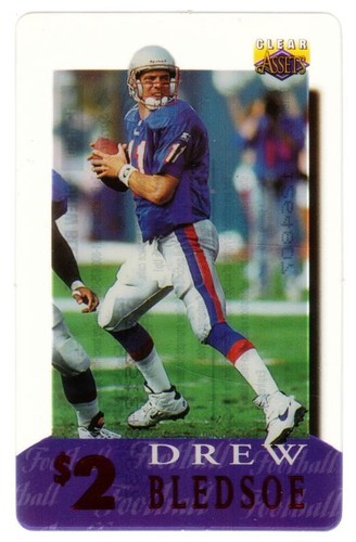 Transparent Assets 1996: Drew Bledsoe ( Carte #12 De 30) Téléphone ...