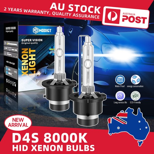NEW 2Pcs D4S HID Xenon Car Headlight Light Bulbs 8000K Direct ...