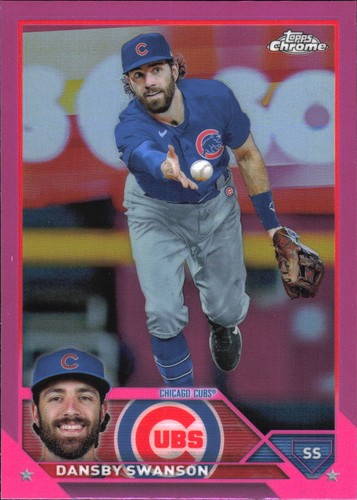 2023 Topps Chrome MLB #144 Dansby Swanson Pink (C3) | eBay