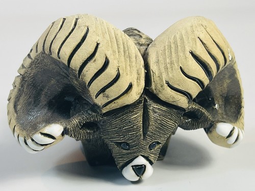 Vtg Artesania Rinconada Classic Big Horn Sheep RARE Retired 1998 Signed ...