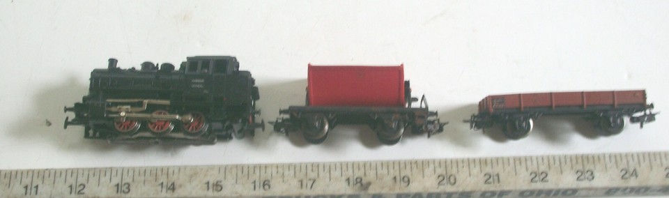 Vintage Complete Marklin HO / OOO Steam Freight Train Set w Track ...