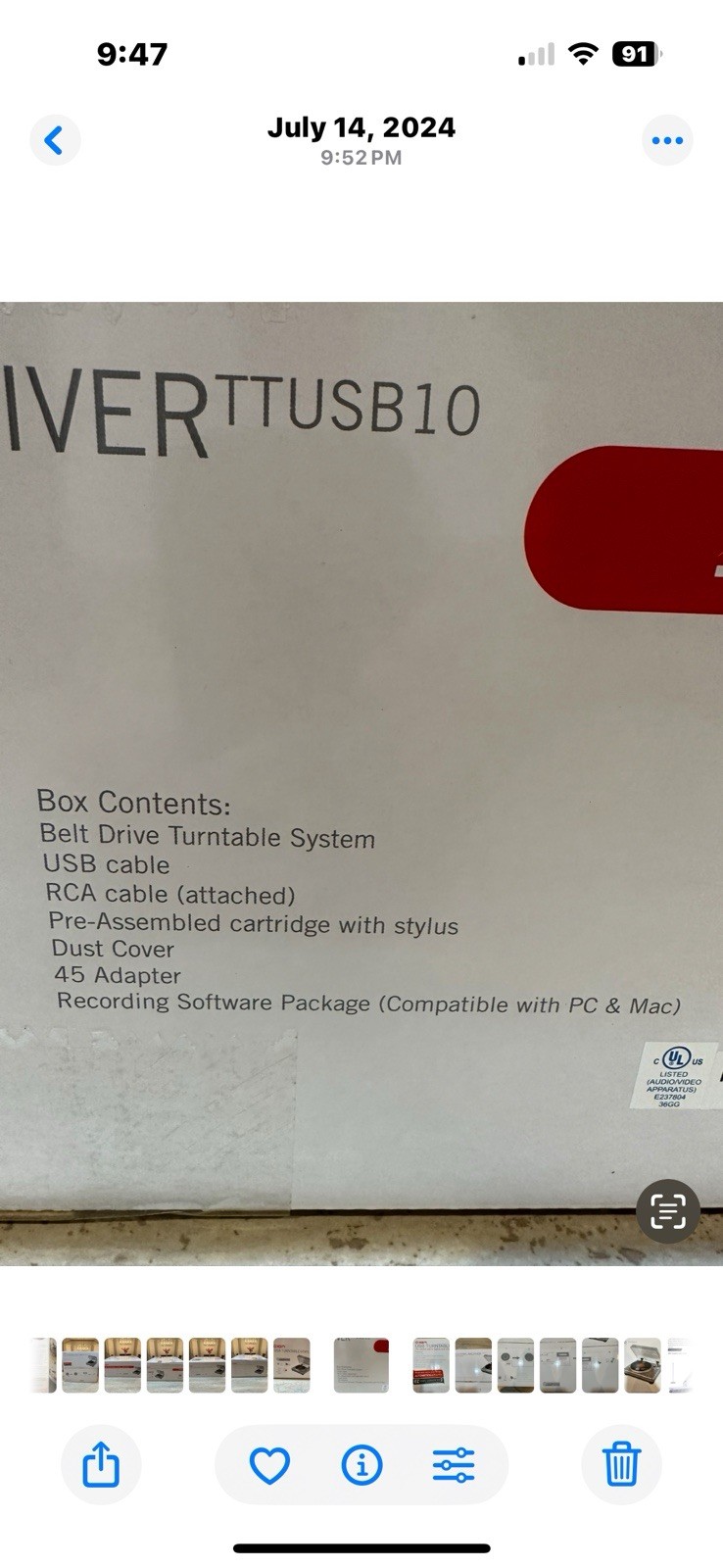 ION Audio TTUSB10 Turntable for sale online | eBay