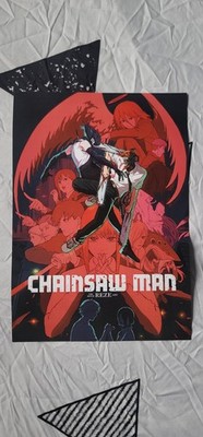 Anime Expo 2025 Exclusive CHAINSAW MAN Movie POSTER REZE ARC Denji ...