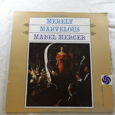 Mabel Mercer Merely Marvelous Record Album Vinyl LP | eBay