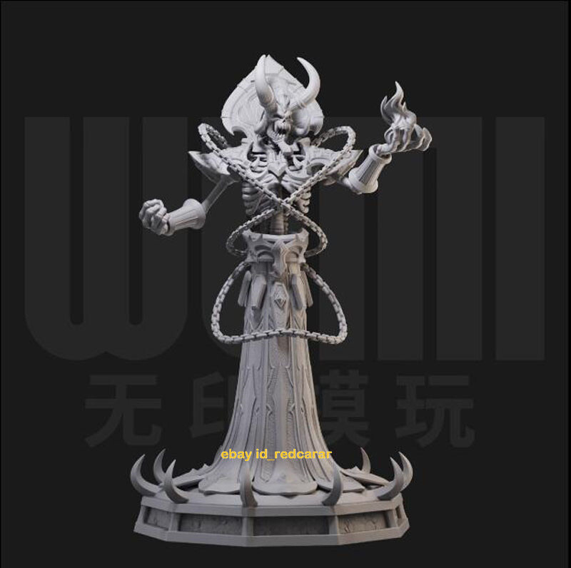 Warcraft Kel'Thuzad 1/24 1/18 3D Print Figure Model Kit Unpained ...
