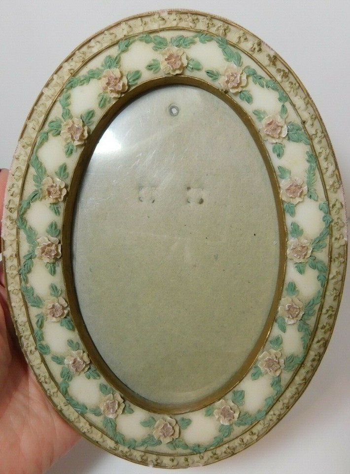 Vintage Hand Painted Flowers Stamped 3D Roses Flowers Photo Picture ...