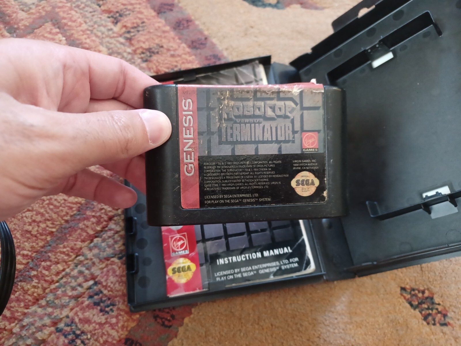 RoboCop vs. The Terminator (Sega Genesis, 1993) CIB Complete Fully ...