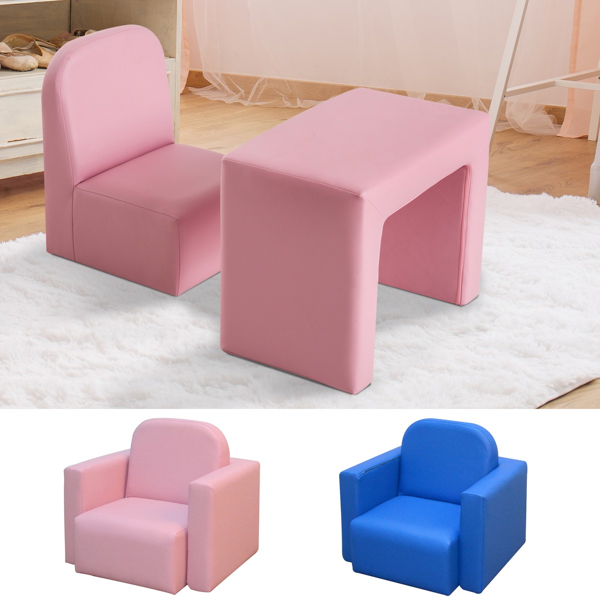 Toddler Sofa Chair And Ottoman Set | Cabinets Matttroy