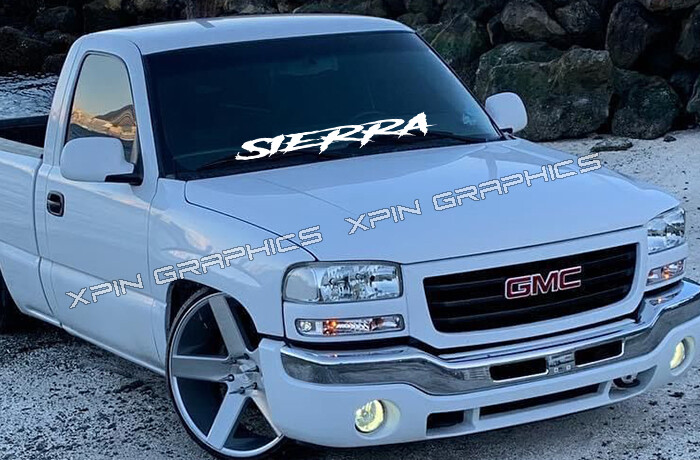 Truck Front Window Decals