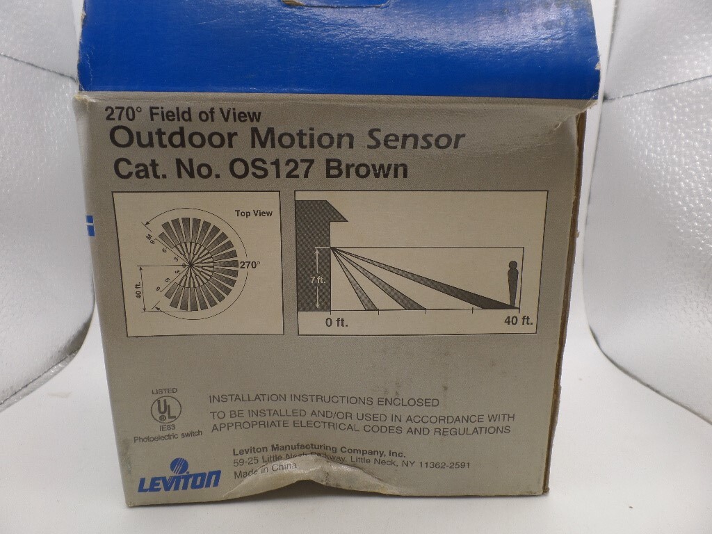 Leviton Outdoor Motion Sensor LiteAide Motion Sensor Security Lighting