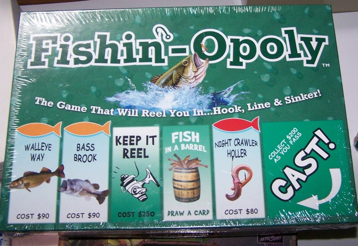 Fishin'-Opoly Board Game Brand New | eBay